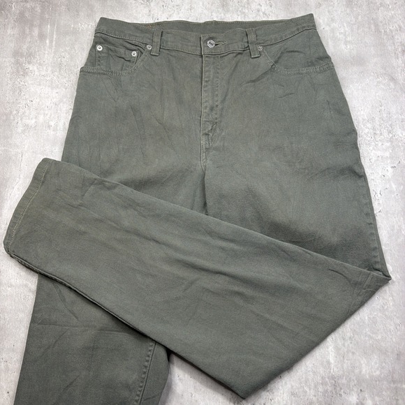 Levi's | Jeans | Vintage Levis 55 Mens 32x34 Relaxed Fit Olive Green ...